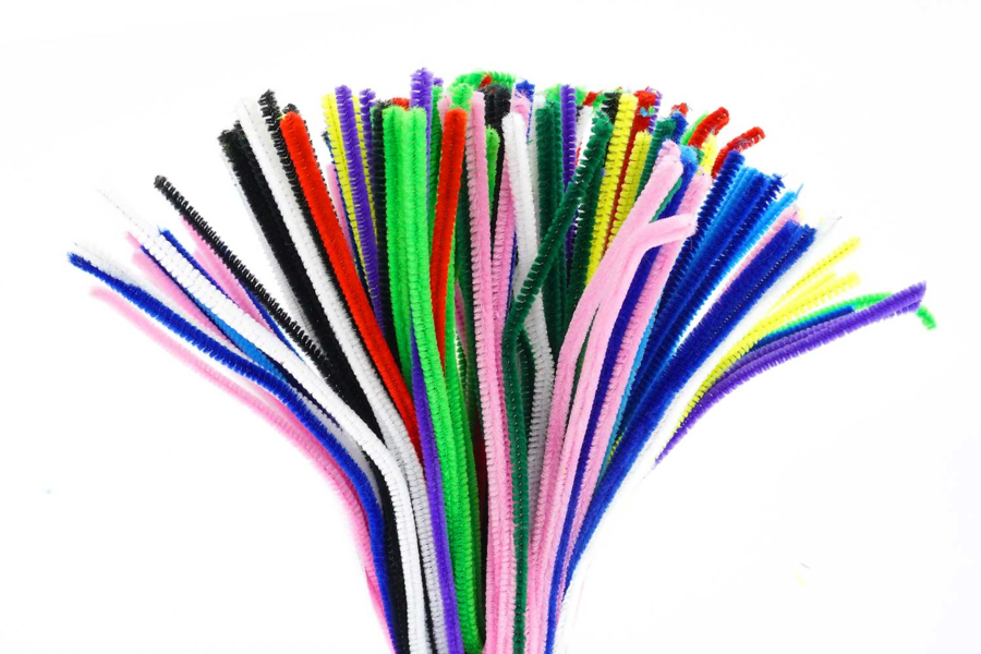 Fil Chenille Cm Pi Ces Chenilles Cure Pipe Doigts