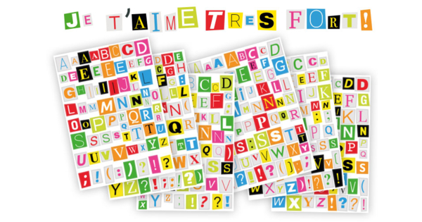 Gommettes alphabet enfant – Apprendre les lettres en s’amusant ...