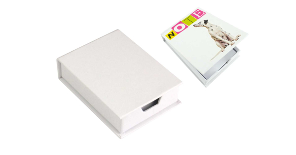 Boîte bloc note en carton - Carnets en carton