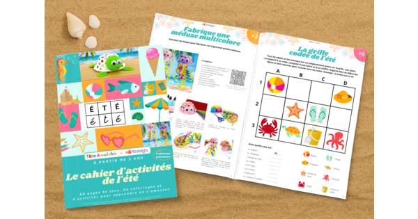 Carnet d'activités de l'été conçu avec Tête à modeler - Activités ...