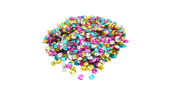 Sequins paillettes, 4 couleurs - 1200 pcs - Sequins