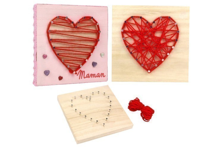 Kit String Art Coeur - String Art pour enfants : l'art de créer avec ...