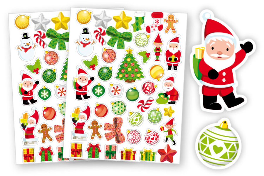 Gommettes de Noël - 84 pcs - Gommettes Noël