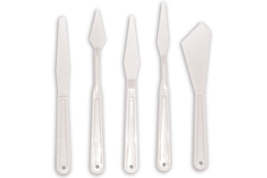 Spatules en plastique - 5 pièces - Joint et outils pour mosaïques