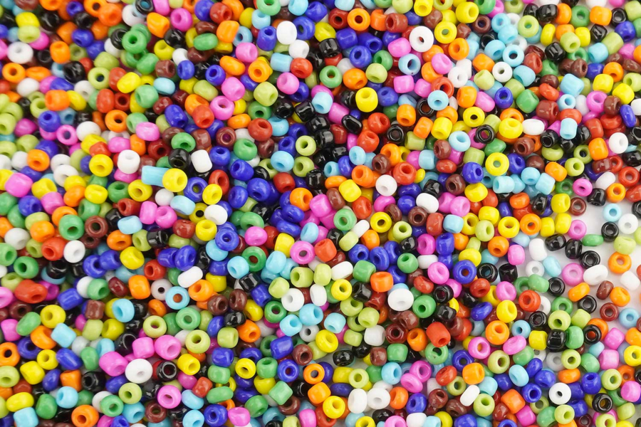 Perles de rocaille multicolores - 9000 perles - Perles Rocaille