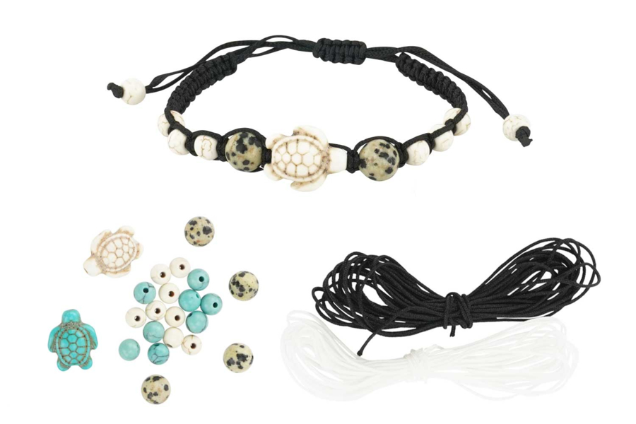 Bracelets shamballa tortues - 2 modèles assortis - Bijoux Shamballas