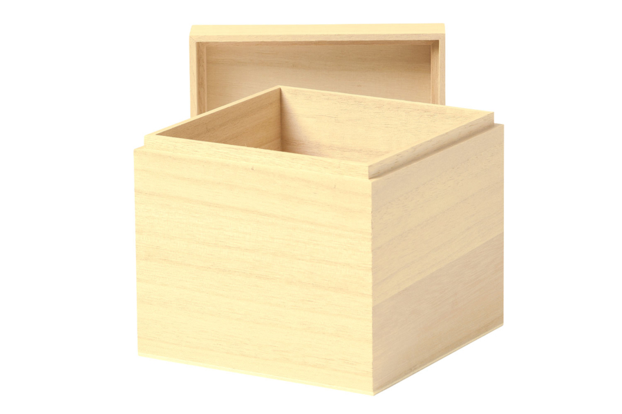Boîte cube en bois - Boîtes en bois
