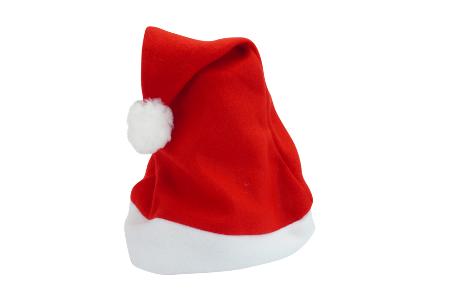Bonnets de père noël - 6 pièces - Supports de Noël à décorer