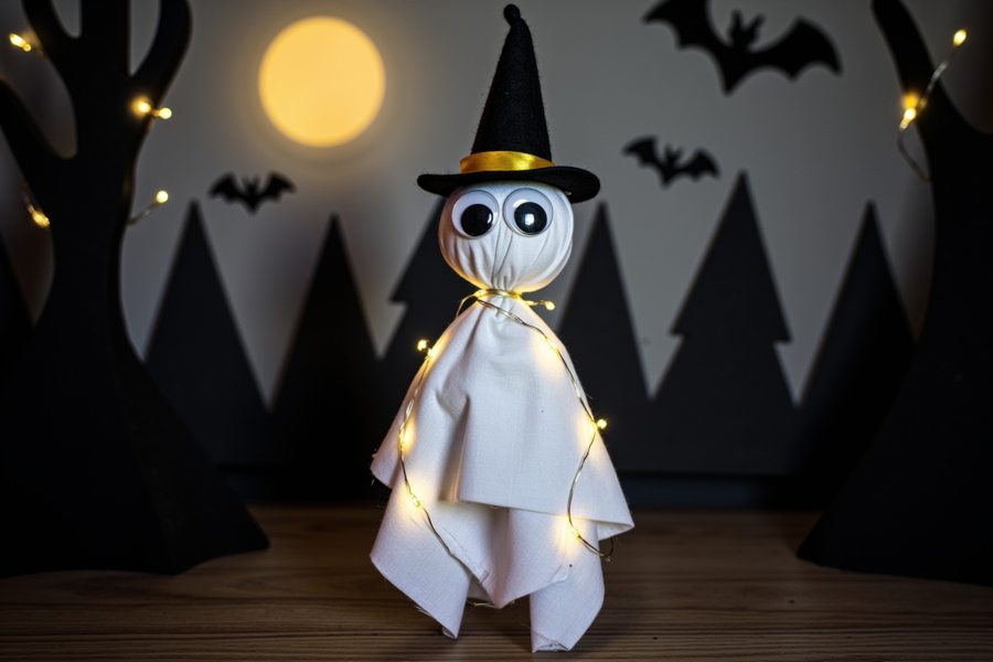 Le fantôme sorcier - Activités manuelles Halloween