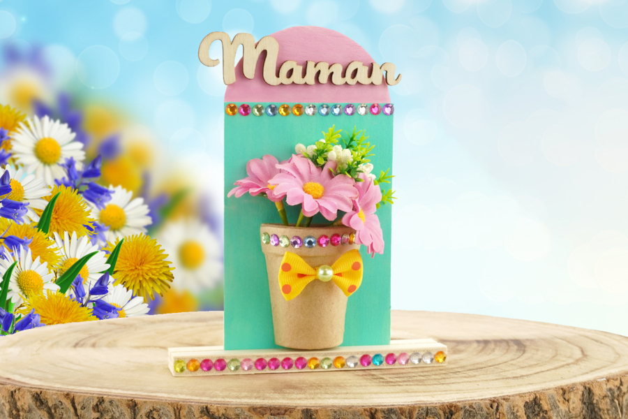 Décoration florale pour la fête des mères - Activités manuelles fête ...
