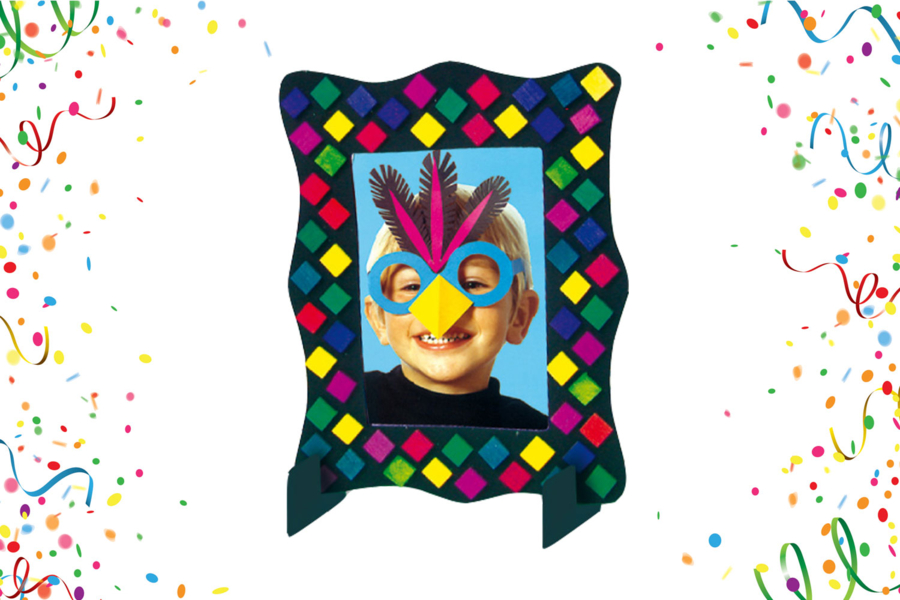 Cadre Carnaval - Activités manuelles mosaïques