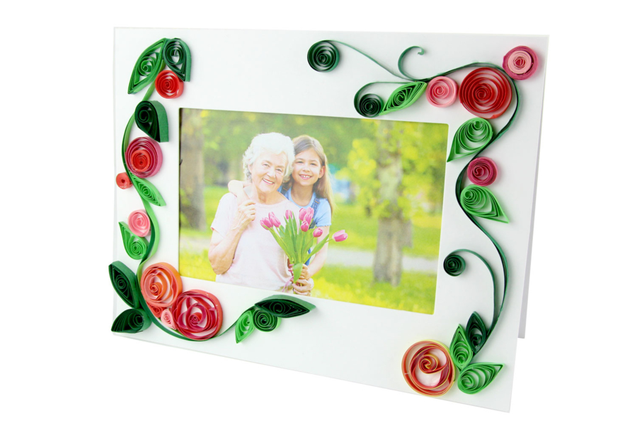 Cadres en carton blanc - 6 pièces - Cadres en carton