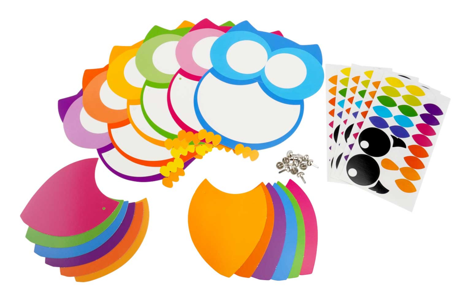 Kit cartes mobiles hiboux - 6 cartes - Kits carteries