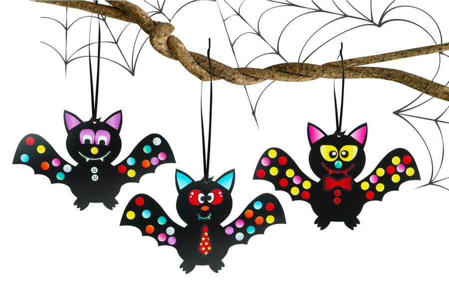 kit suspensions chauve-souris - Kits créatifs Halloween