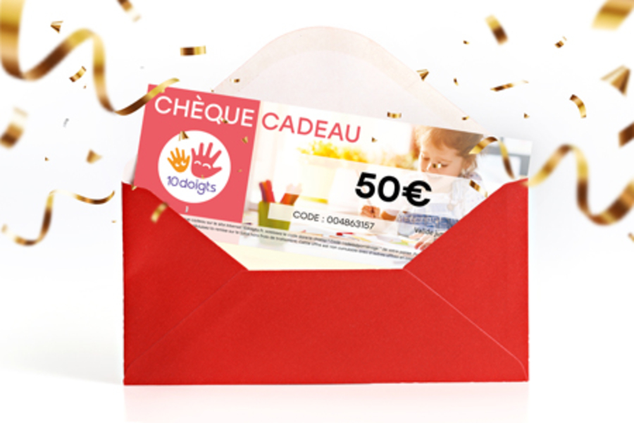 Chèque cadeau 50€ - Idées Cadeaux DIY Noël