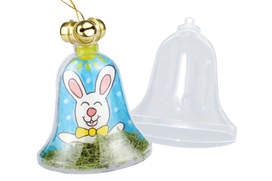 Cloche en plastique transparent - Formes à garnir - Plastique