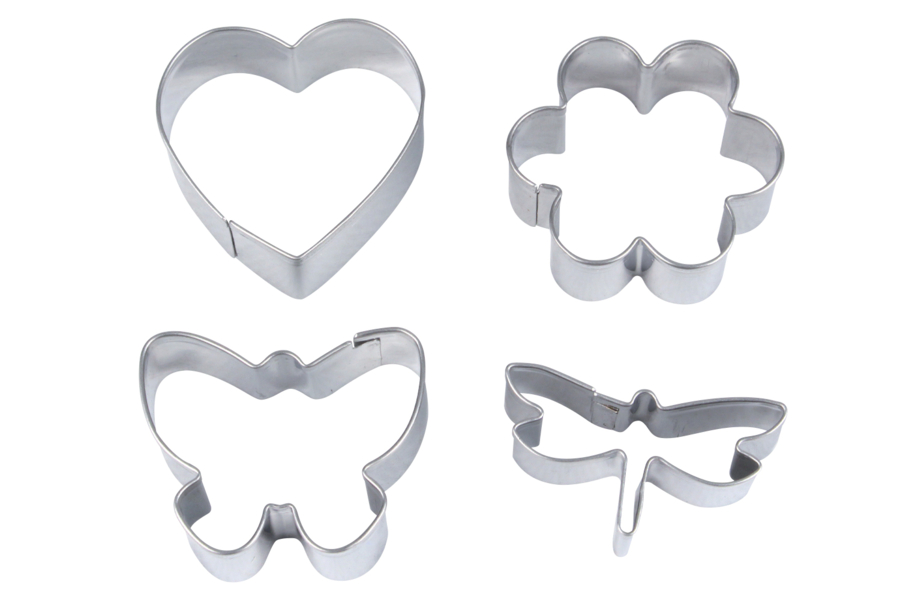 Emporte-pièces métal - 4 pièces - Emporte-pièces créatifs pour enfants