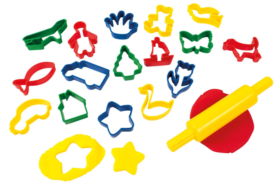 Emporte-pièces - 16 formes + 1 rouleau - Emporte-pièces créatifs pour ...