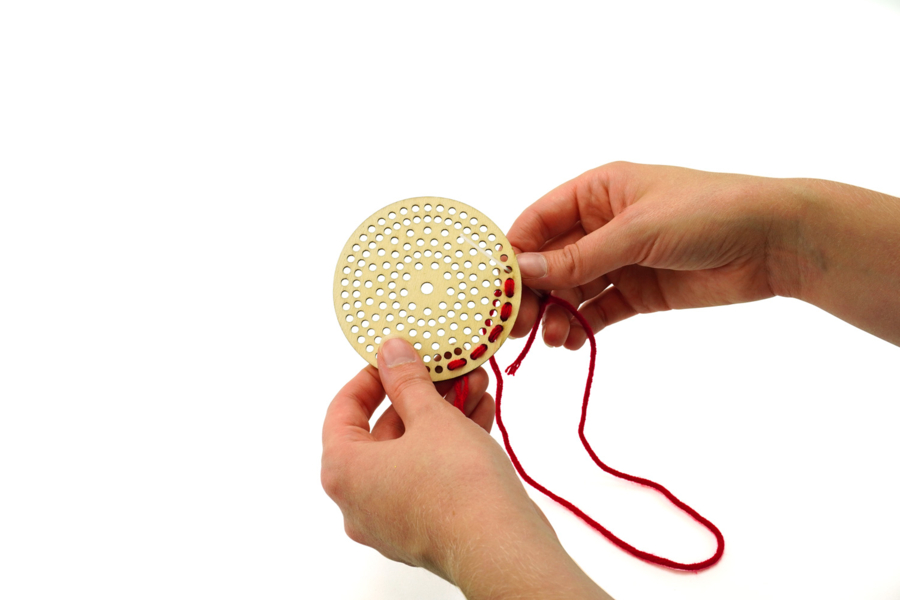 Boules de Noël mandala à tisser - 6 pièces - Boules de Noël DIY