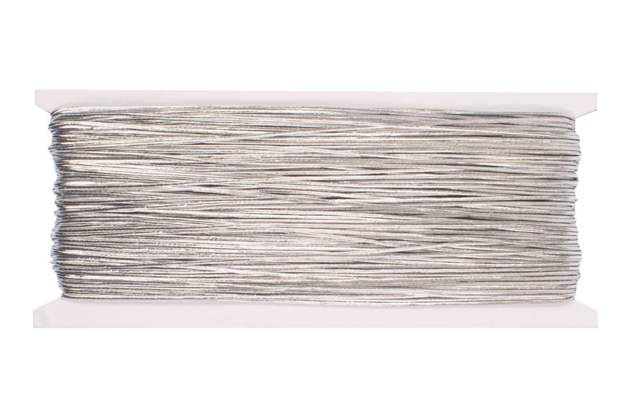Fil élastique argenté - 50 m - Fils élastiques