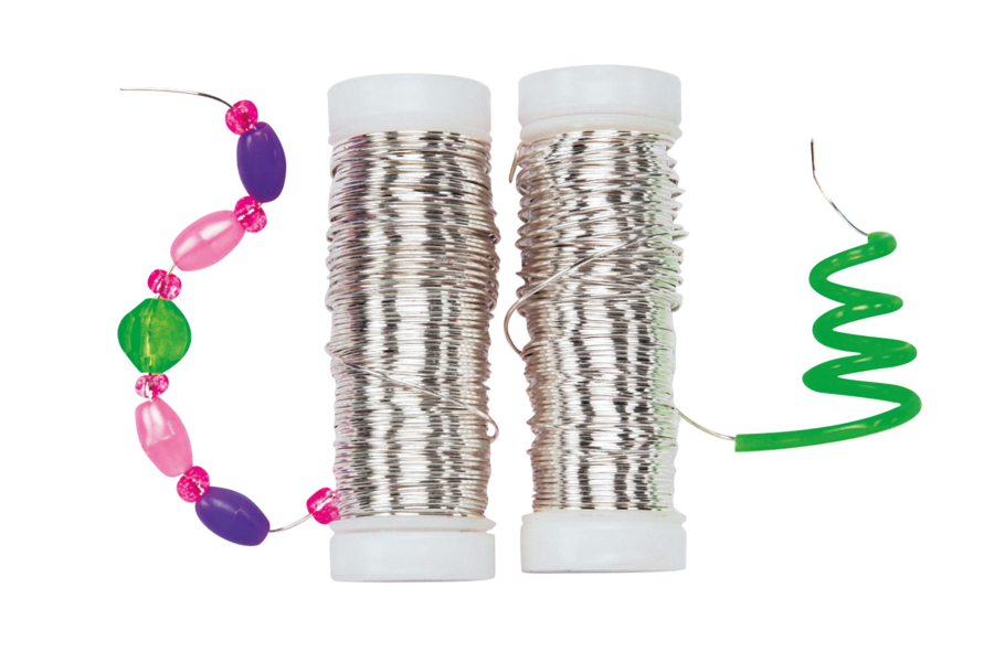 Fil métal fin argent - 20 mètres - Fil métallique