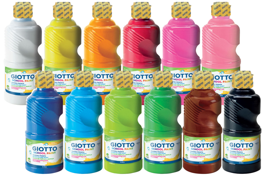 Gouache Giotto Ultra-lavable, 250 ml - Peinture gouache liquide
