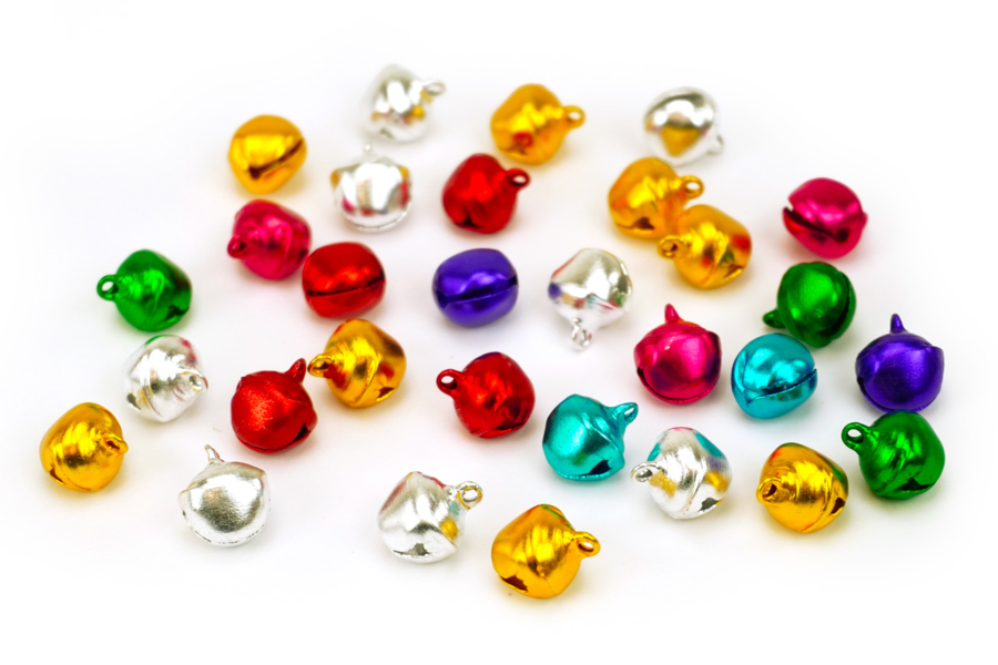 Grelots couleurs assorties - 30 pièces - Grelots et clochettes