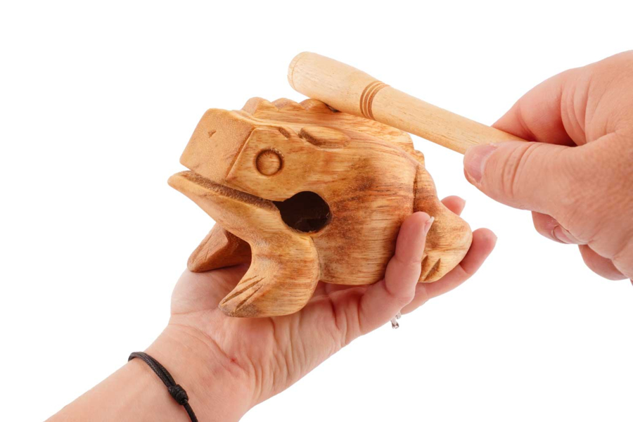 Grenouille 'guiro' - Instruments en bois