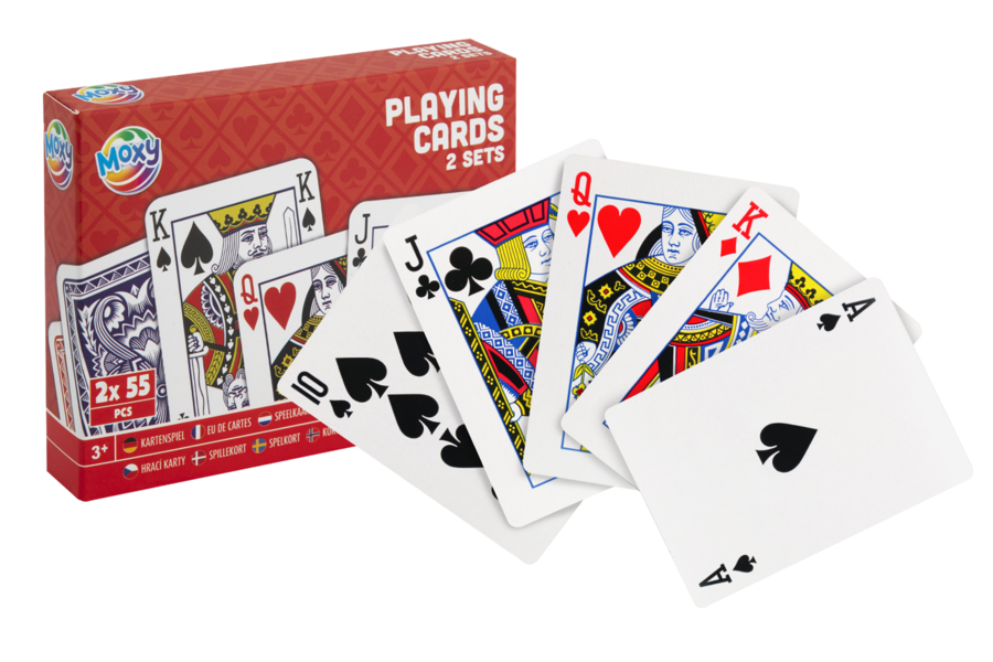 Jeux de 55 cartes à jouer - 2 pièces - Jeux et Animations
