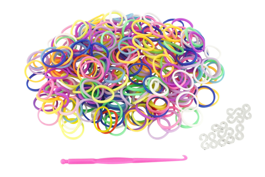 Kit mini élastiques - 300 élastiques - Bracelets en élastiques