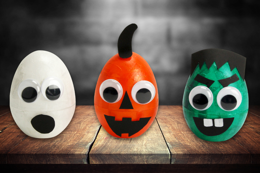 Petits monstres lumineux - Activités manuelles Halloween