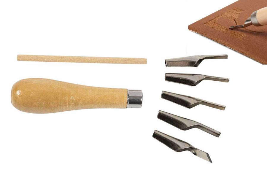 Outil Linogravure 5 gouges - Linogravure