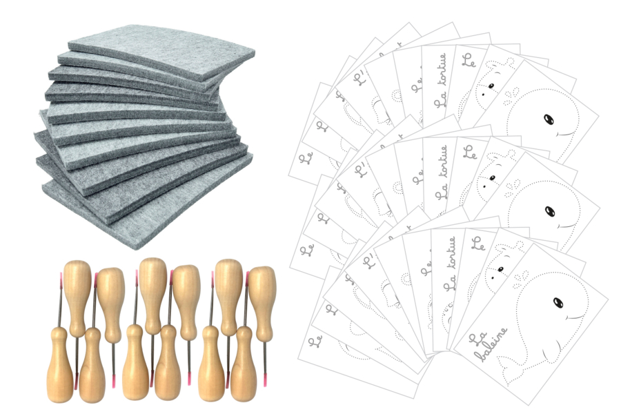Super Pack de poinçonnage - 30 cartes + matériel - Kits carteries