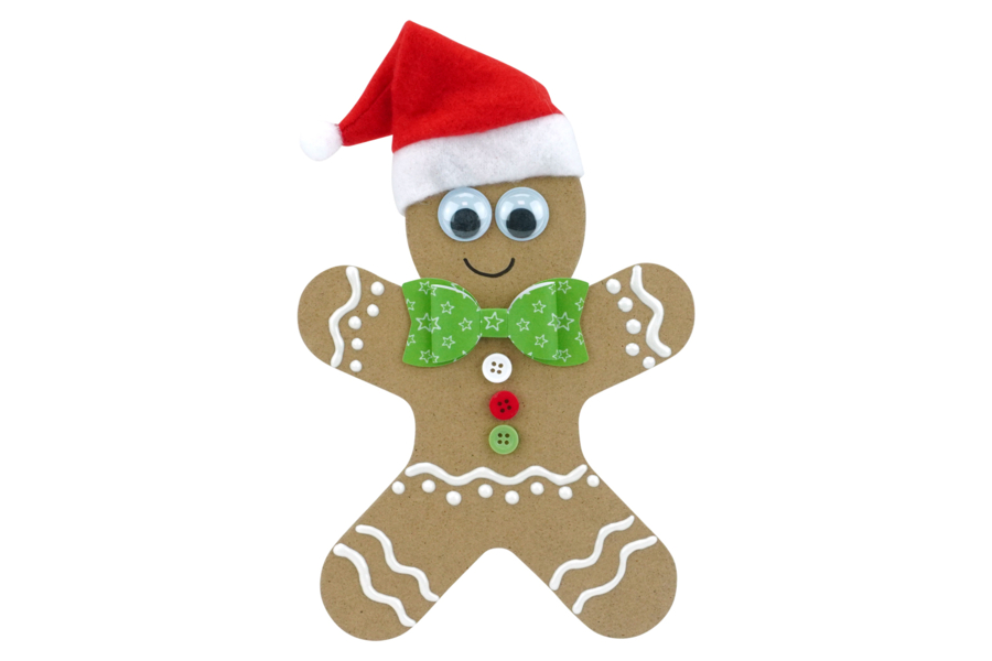 Bonhomme de Noël en pain d'épices - Activités manuelles Noël