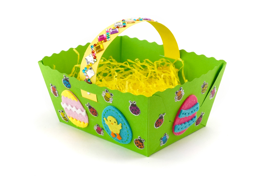 Petits paniers de Pâques - Activités manuelles DIY Pâques