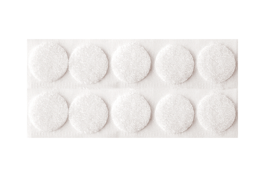 Pastilles velcro rondes adhésives - Velcro , scratch