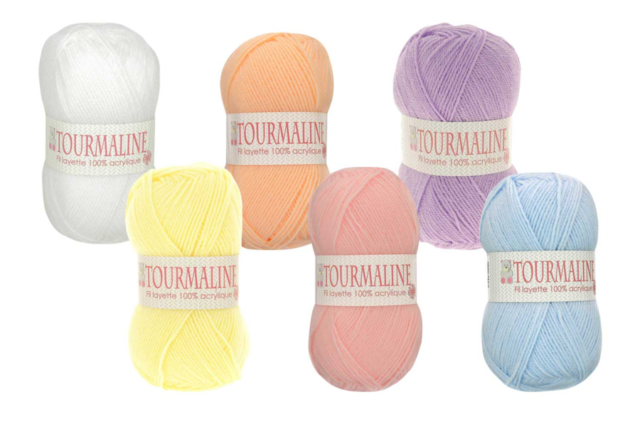 Pelote de fil layette "Tourmaline" - Fils à tricoter et laines : donnez ...