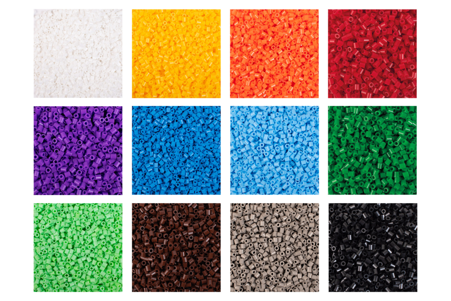 Perles à repasser à la couleur - 1000 perles - Perles à repasser 5 mm
