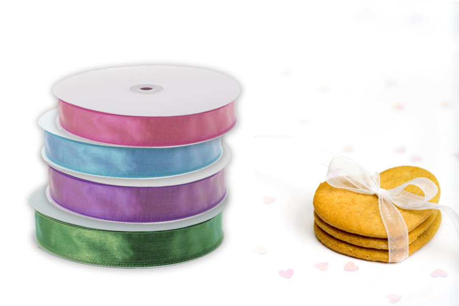 Rubans organza - 6 couleurs - Nœuds et rubans pour toutes vos créations