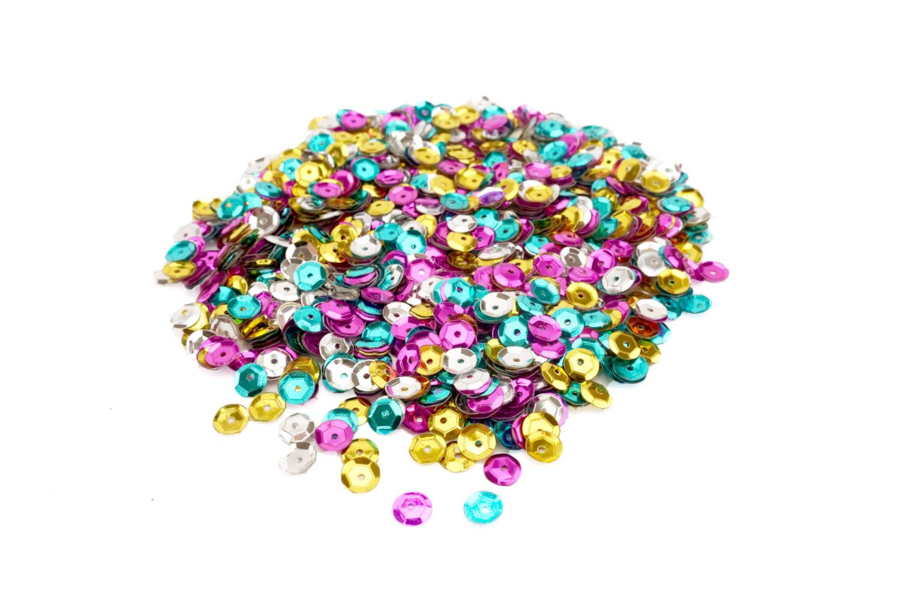 Sequins paillettes, 4 couleurs - 1200 pcs - Sequins