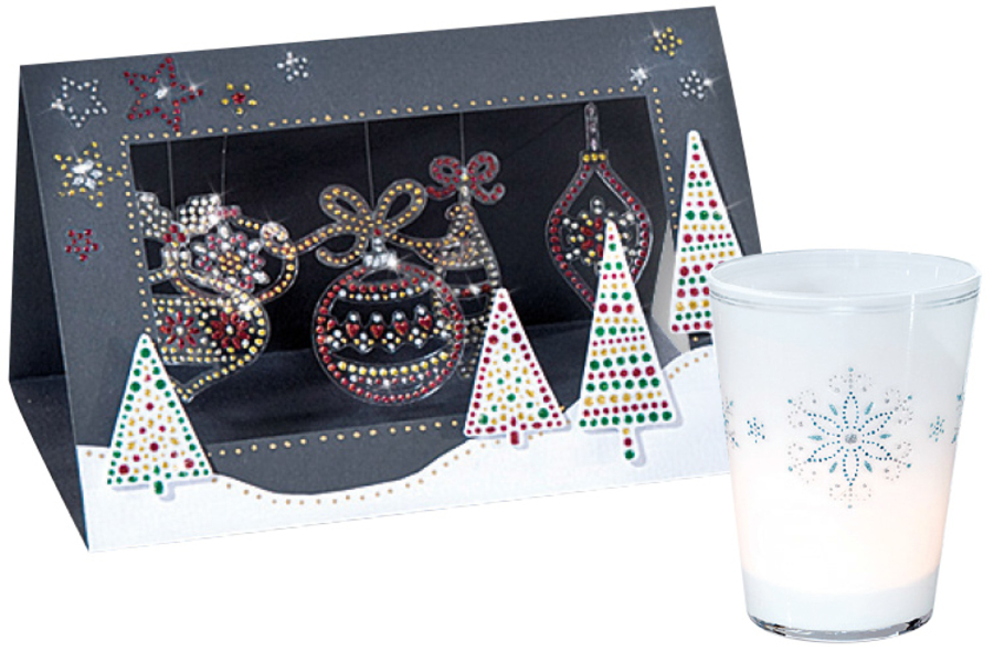 Stickers cristal brillant, thème Noël - 160 pcs - Gommettes de Noël ...