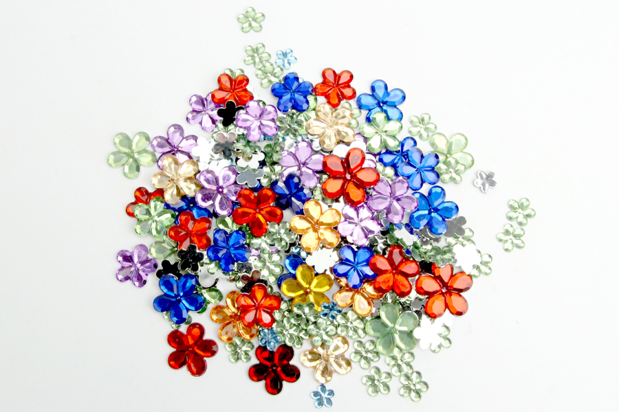 Strass fleurs - 200 pcs - Strass