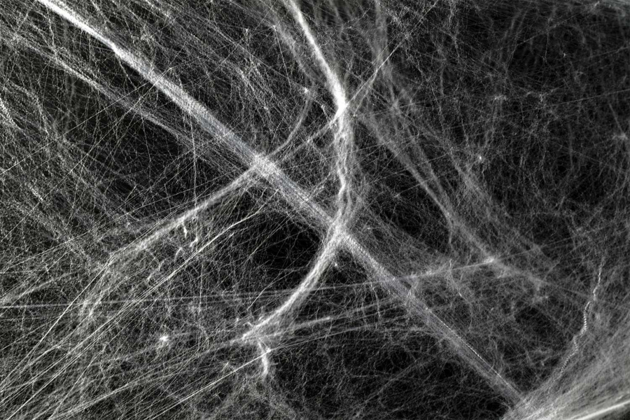 Toile d'araignée blanche étirable - Accessoires créatifs Halloween